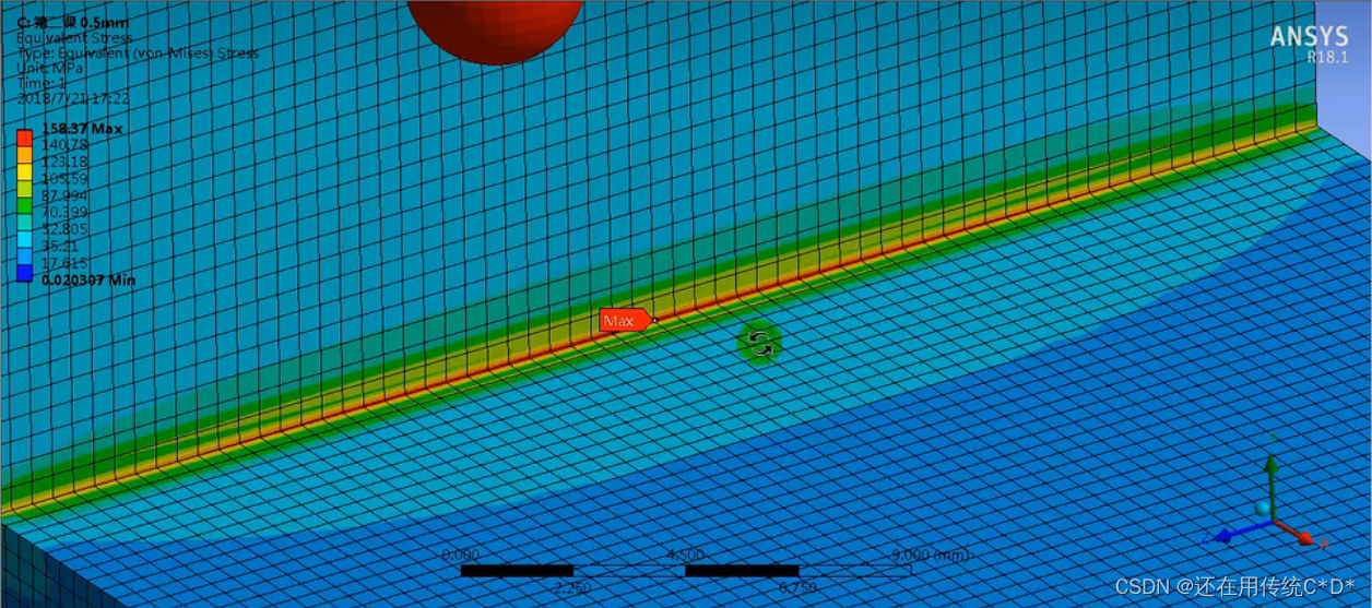 Ansys Workbench基础学习之应力奇异及位移结果对比workbench应力奇异消除办法 Csdn博客