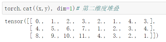 pytorch 数据的基本操作_x = torch.arange(12, dtype=torch.float32).reshape(-CSDN博客