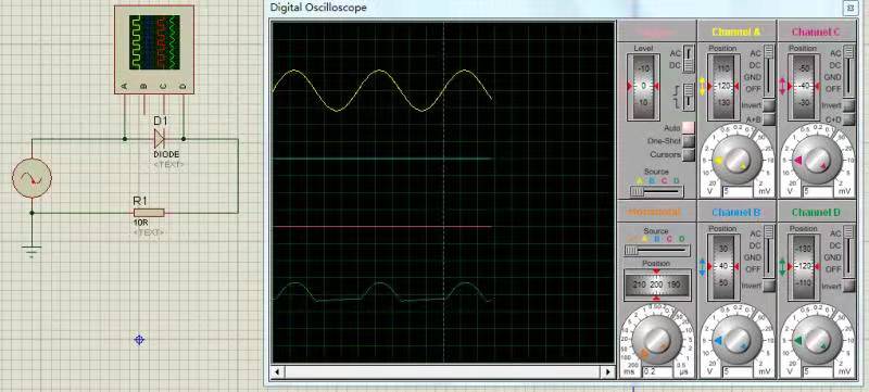 用PROTUES验证二极管的单向导电性_二极管proteus-CSDN博客