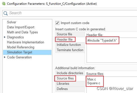 Simulink调用外部C代码的几种方法_simulink如何利用interpreted matlab function模块调用c语言代码-CSDN博客