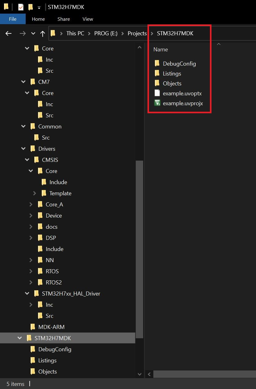 如何使用MDK建立STM32H7双核编译工程_keil 开发双核mcu_PPXC的博客-CSDN博客