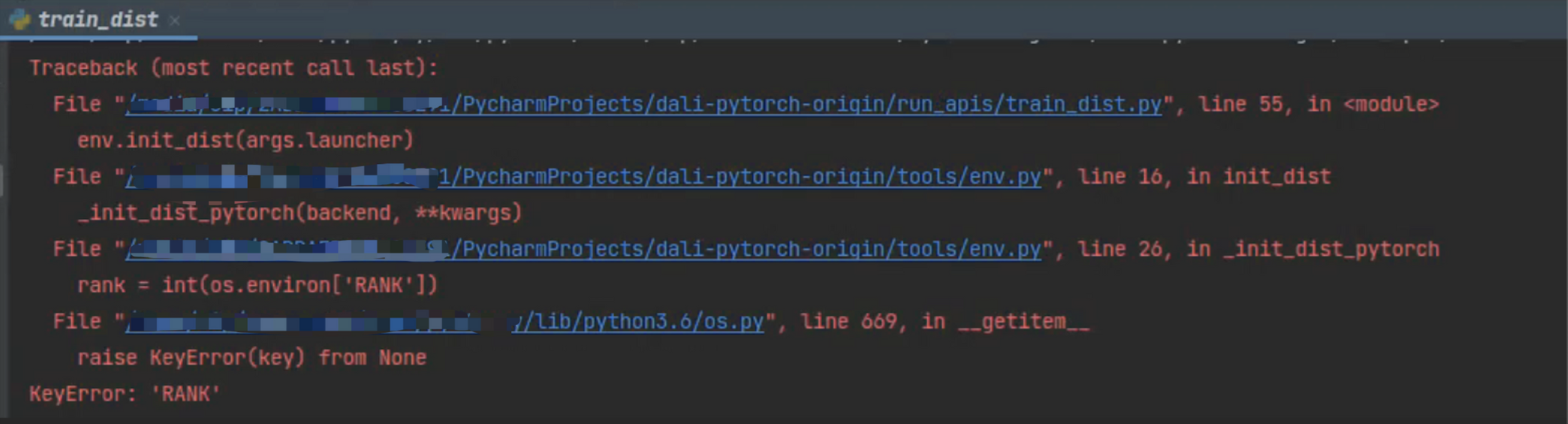 pytorch分布式训练踩坑记录_keyerror: 'rank-CSDN博客