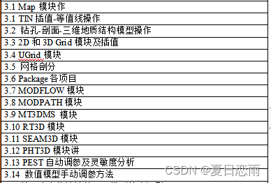 GMS地下水数值模拟及溶质运移
