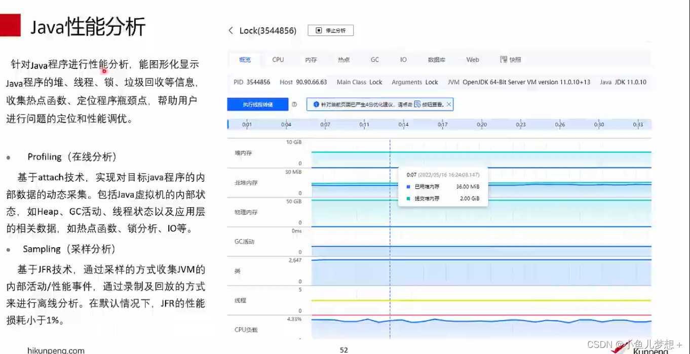 鲲鹏devkit性能分析工具课堂笔记—第一讲:鲲鹏性能分析工具介绍java性能分析 华为 Csdn博客