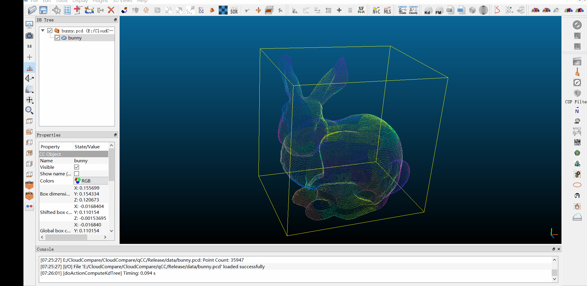 CloudCompare——计算点云的KD树并可视化_python cloudcampare-CSDN博客