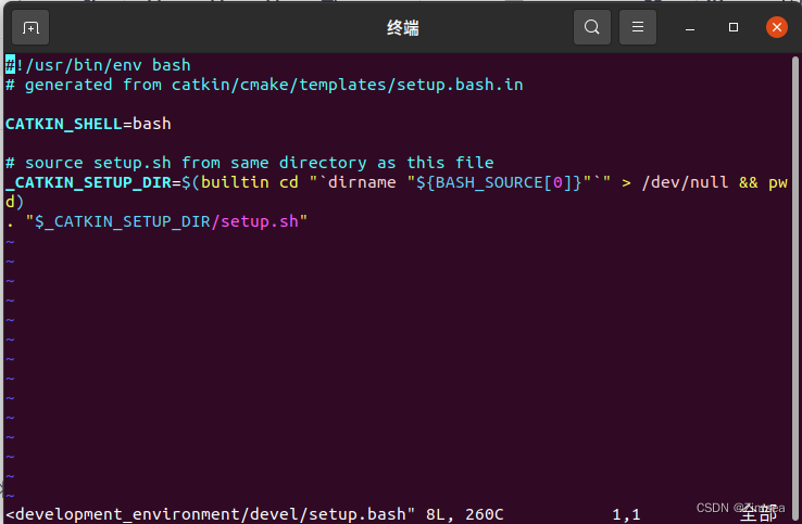 如何解决“每次打开终端启动ROS项目前都要运行一遍source devel/setup.bash”的问题_ros,怎么设置source setup.bash让他每次开终端,自己执行一遍呢-CSDN博客