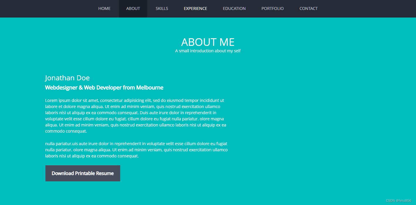 【div+css模板专题模板】Flato大屏扁平化响应式简历作品网页模板_灰色 蓝色 宽屏 扁平化 响应式 简历 设计师 案例 展示 作品 单页 清爽 跳转 bootstrap 手机 css3 ...