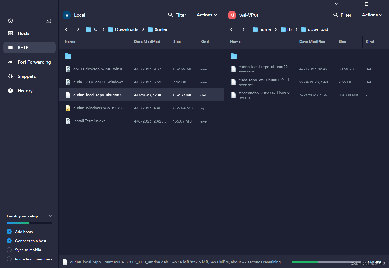 【WSL2笔记2】 搭建深度学习开发环境踩坑笔记 Ubuntu+CUDA+cuDNN+PyTorch+Tensorflow+ONNX_从零搭建最舒适的linux深度学习环境wsl2 ...