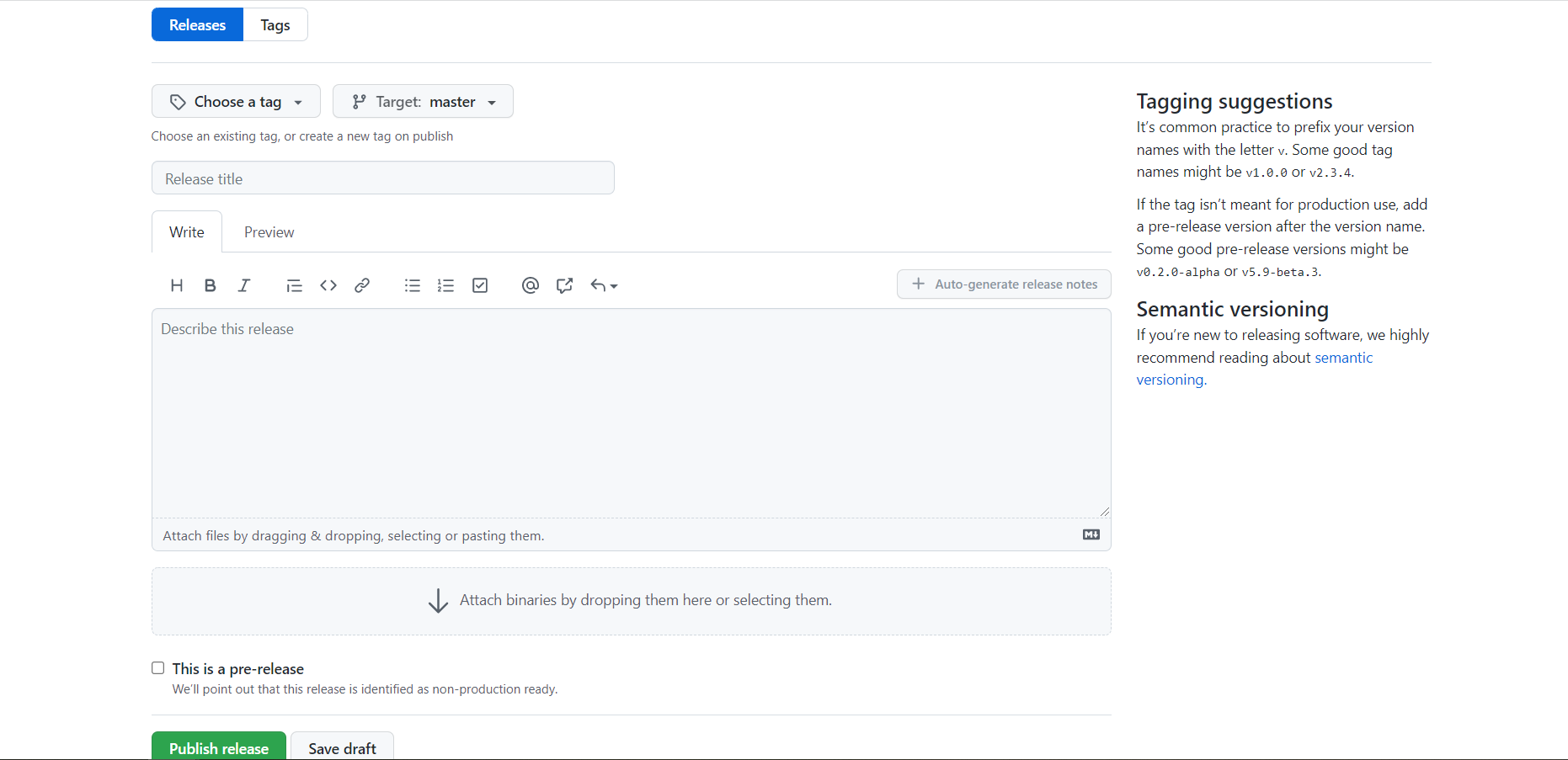 github release 功能基础使用（2021）-CSDN博客