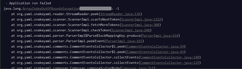 【RuoYi-Vue-Plus】问题笔记 01 - 启动报错：Application run failed java.lang.ArrayIndexOutOfBoundsException ...