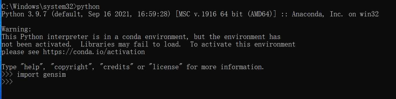 gensim安装_gensim库安装后检验-CSDN博客