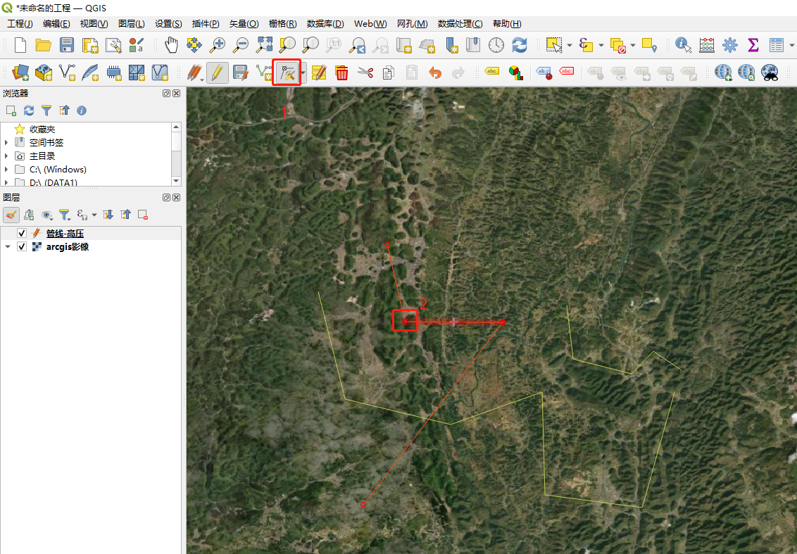 Qgis 绘制要素并保存为shp文件_qgis导出shp文件-CSDN博客