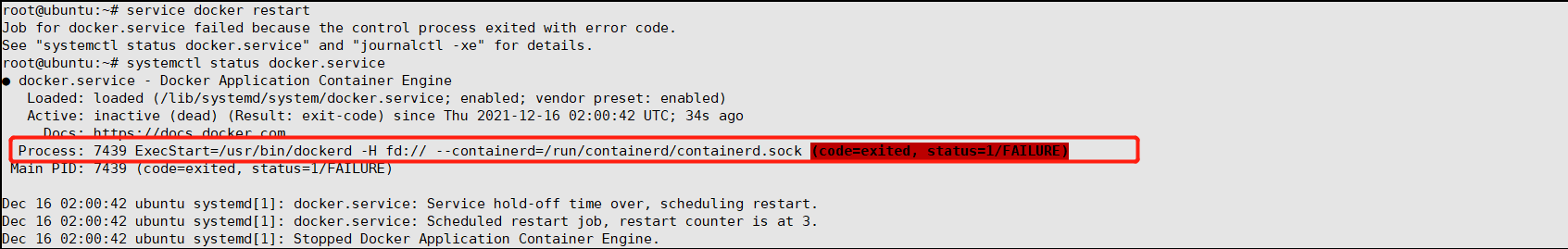 docker安装出现问题A dependency job for docker.service failed. See ‘journalctl -xe‘ for details-CSDN博客