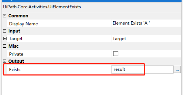 3.12UiPath存在元素Element Exists的介绍和使用_uipath element exists-CSDN博客