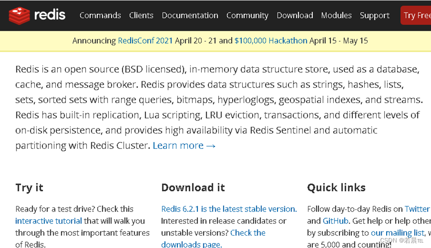 Redis安装_redis6.2.1下载-CSDN博客