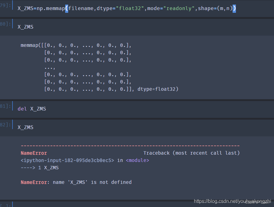 np.memmap的用法-CSDN博客