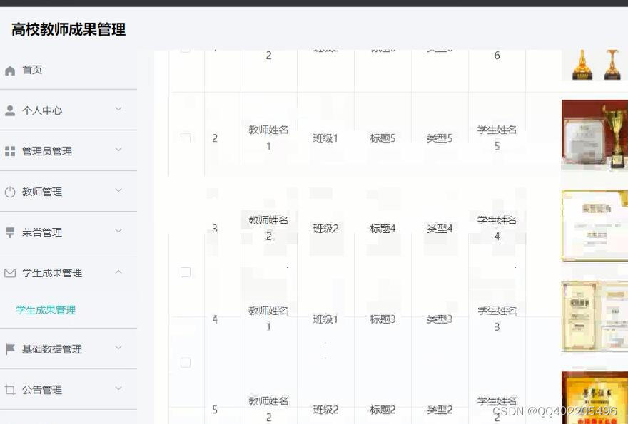 Nodejs高校教师成果管理系统 Uniapp Vue小程序的ssm设计与实现springboot基于ssm框架和nodejs的管理系统 Csdn博客