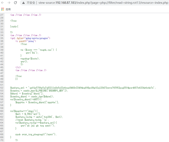 CTF---Web---文件包含---02---rot13伪协议_php://filter/read=string.rot13_ygxzq520的博客-CSDN博客