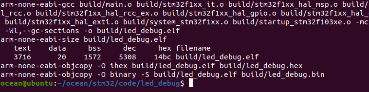 ubuntu20.04 + arm-none-eabi-gdb + openocd + STlink调试STM32F103单片机。-CSDN博客