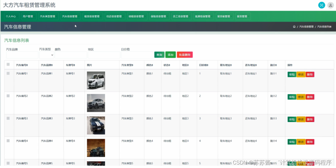 独有源码 Java Jsp大方汽车租赁管理系统h3vep规划与实现适合自己的毕业设计的策略汽车租赁系统java项目意义 Csdn博客