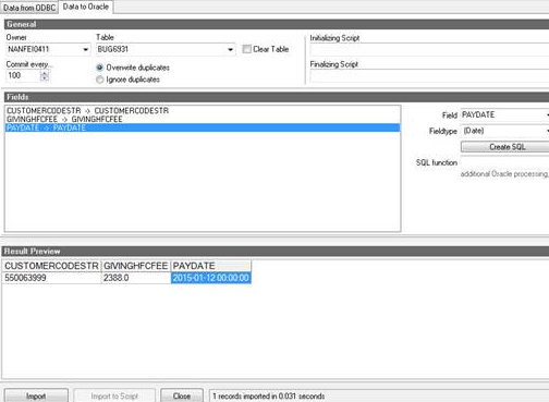 Oracle 通过ODBC将Excel数据导入Oracle数据库_odbc导入excel-CSDN博客