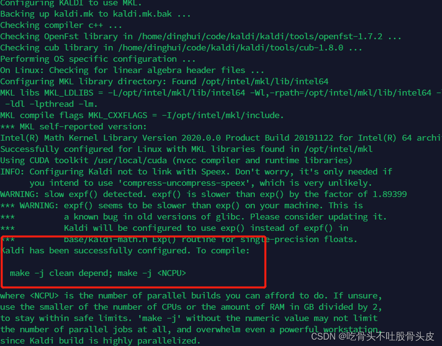 Kaldi安装（Linux环境）-CSDN博客