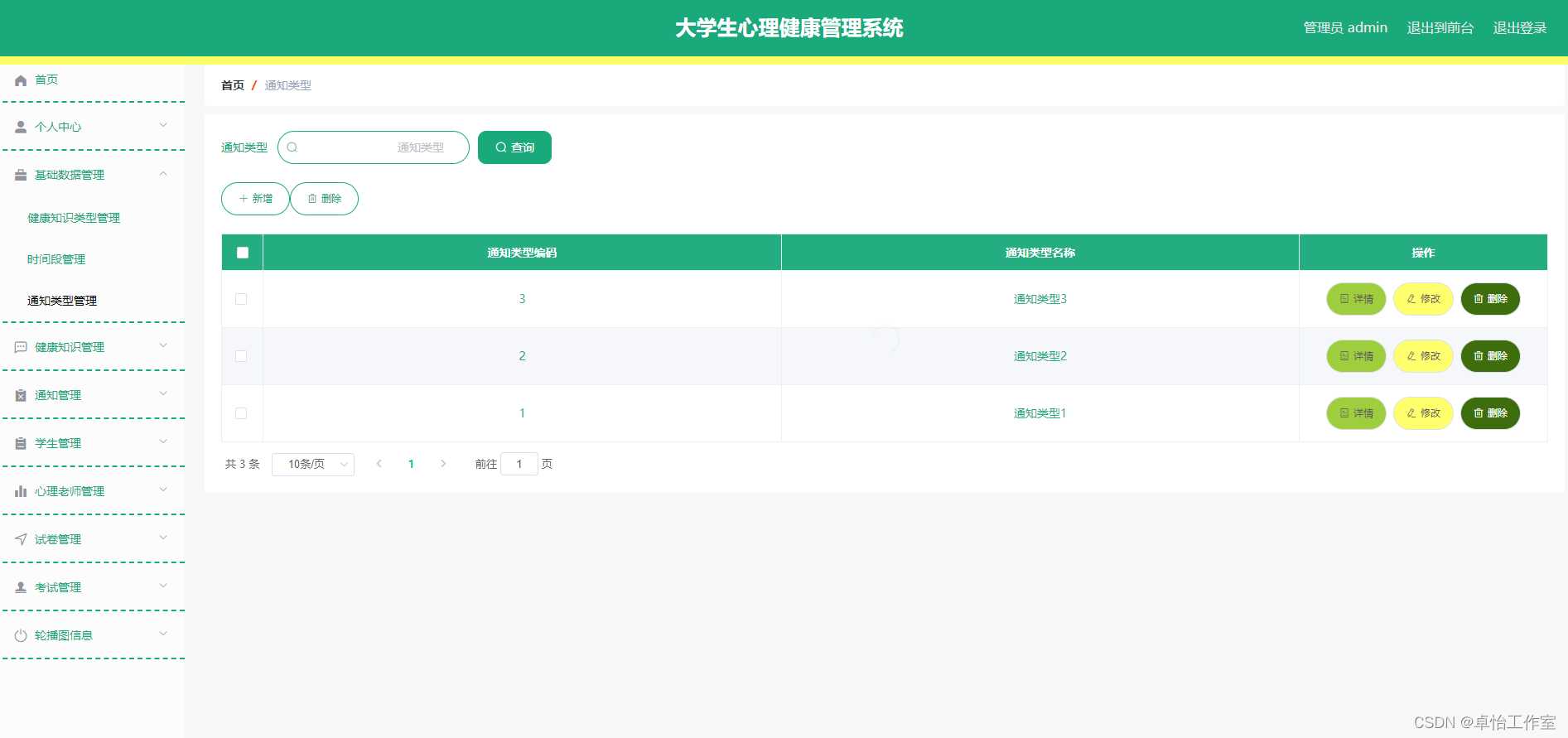 【计算机毕业设计】213大学生心理健康管理系统的设计与实现高校学生心理健康管理系统的设计与实现 Csdn博客