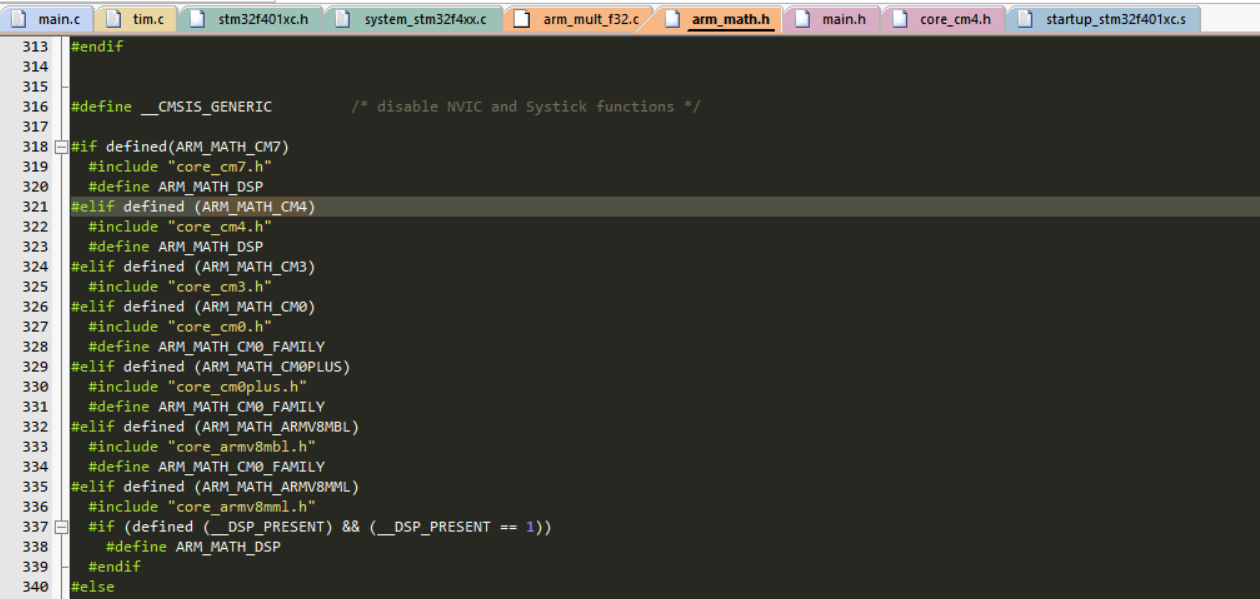 stm32cubemx stm32f4之 使能 硬件fpu 和使用dsp库 测试结果（详细）_stm32f4系列fpu开启及测试-CSDN博客