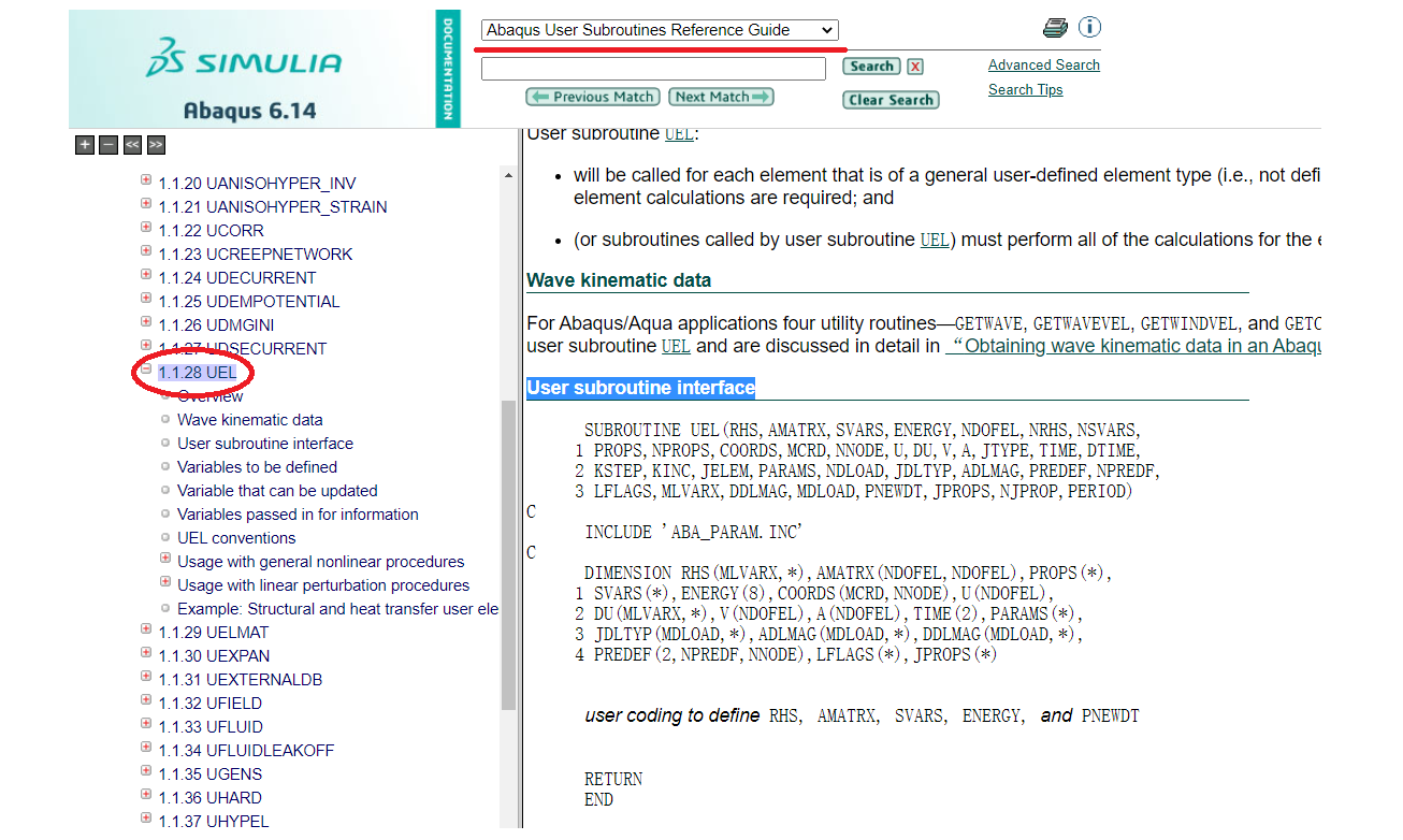 Abaqus 用户子程序 UEL_abaqus uel-CSDN博客