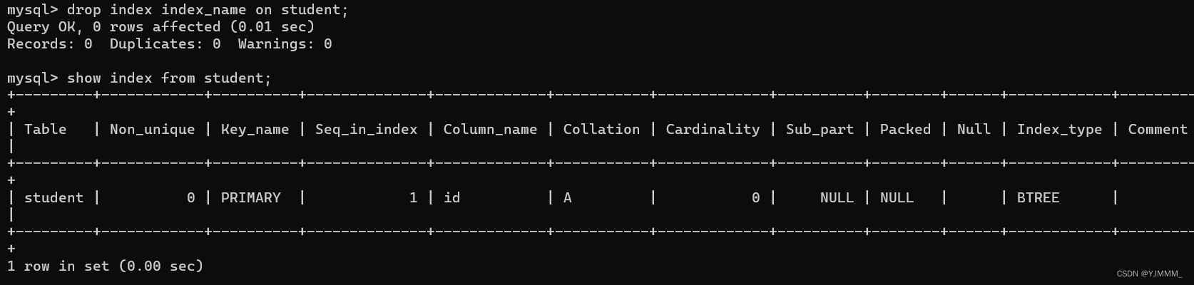 浅谈MySQL索引-CSDN博客