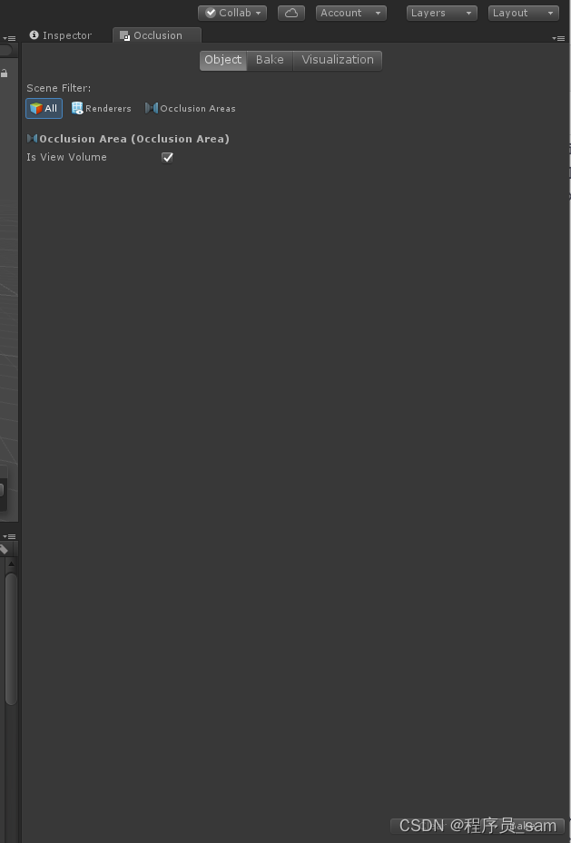 Unity3d遮挡剔除（Occlusion Culling）优化【2019】_unity occlusion culling-CSDN博客