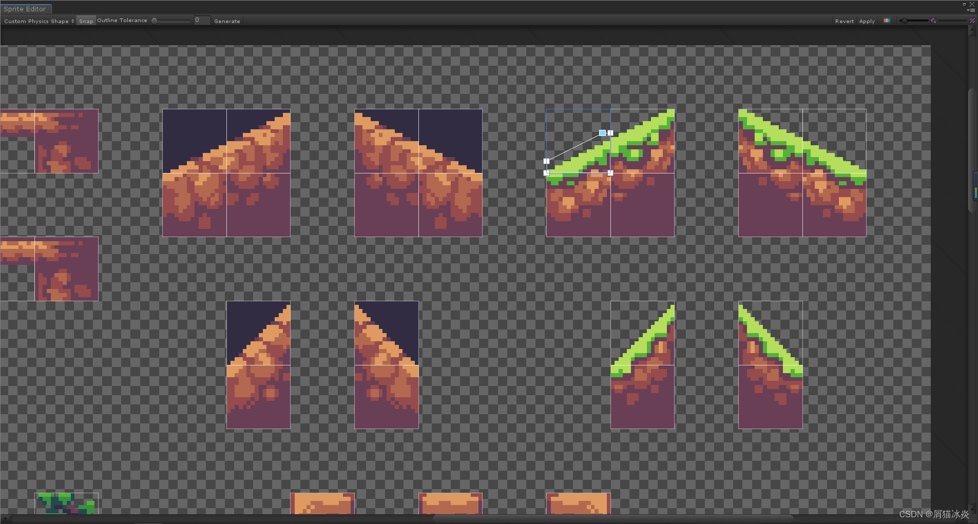 Unity2d中自定义tilemap的碰撞体unity 2d 让tilemap Collider 2d平滑 Csdn博客