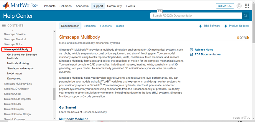 Matlab/Simulink/simscape Multibody 学习心得之 Simscape Multibody 系统学习_matlab2020b simscape-CSDN博客