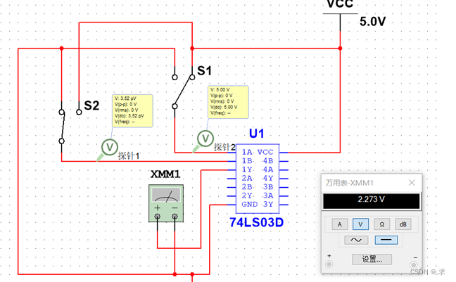 数电实验：门电路实验_74ls125三态门真值表-CSDN博客