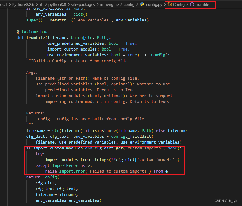 mmlab custom_imports_config.fromfile importerror: failed to custom impo-CSDN博客