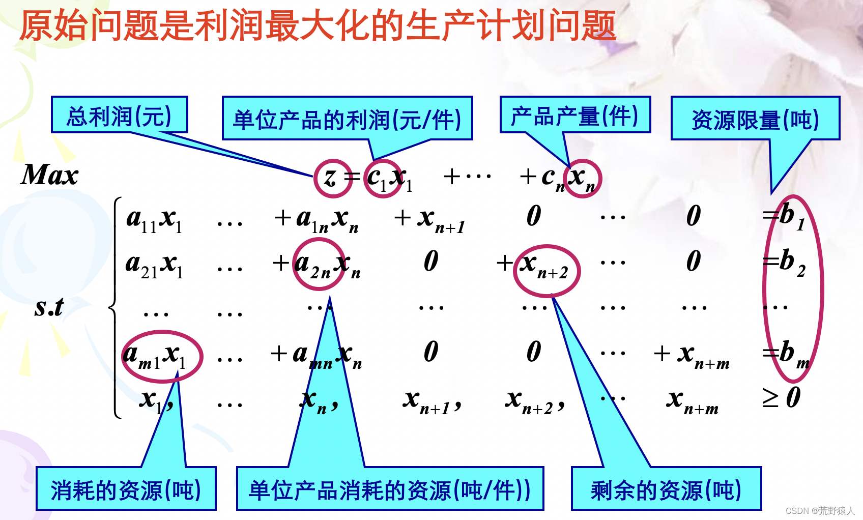 线性规划的对偶问题（The Dual of LP）-CSDN博客