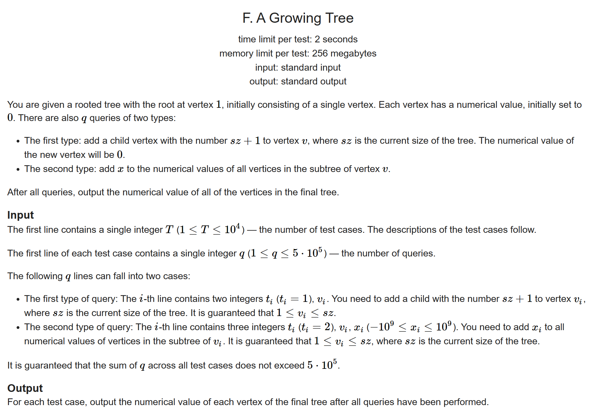 Codeforces Round 907 div2 F. A Growing Tree-CSDN博客