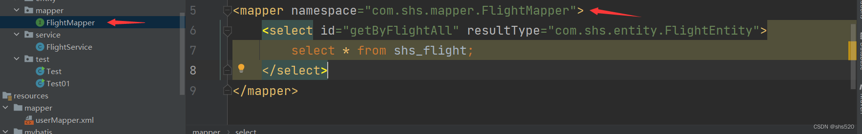Type Interface Com Shs Mapper Flightmapper Is Not Known To The Mapperregistry Csdn博客