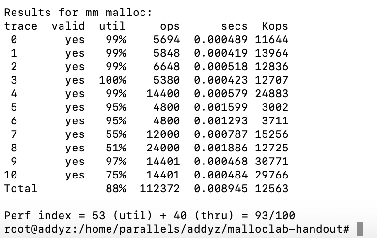 《深入理解计算机系统》实验七Molloc Lab_深入理解计算机系统 malloc lab-CSDN博客