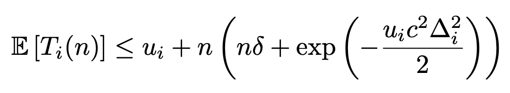 【bandit Algorithms学习笔记】ucb算法的理论证明ucb 算法 Csdn博客