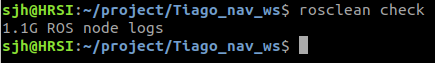 ROS清理log文件，解决WARNING: disk usage in log directory [/home/sjh/.ros/log] is over 1GB.问题_warning ...