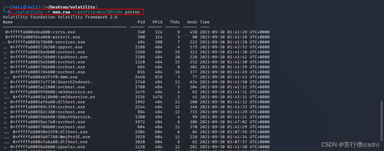 内存取证 && volatility工具（持续更新）_内存镜像.raw-CSDN博客