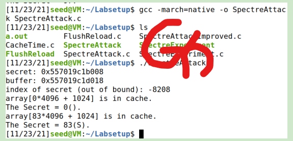 从入门到入土：[SEED-Lab]-幽灵攻击|Spectre Attack Lab|详细说明|实验步骤|实验截图_seedubuntu20.04中的xxs攻击实验-CSDN博客