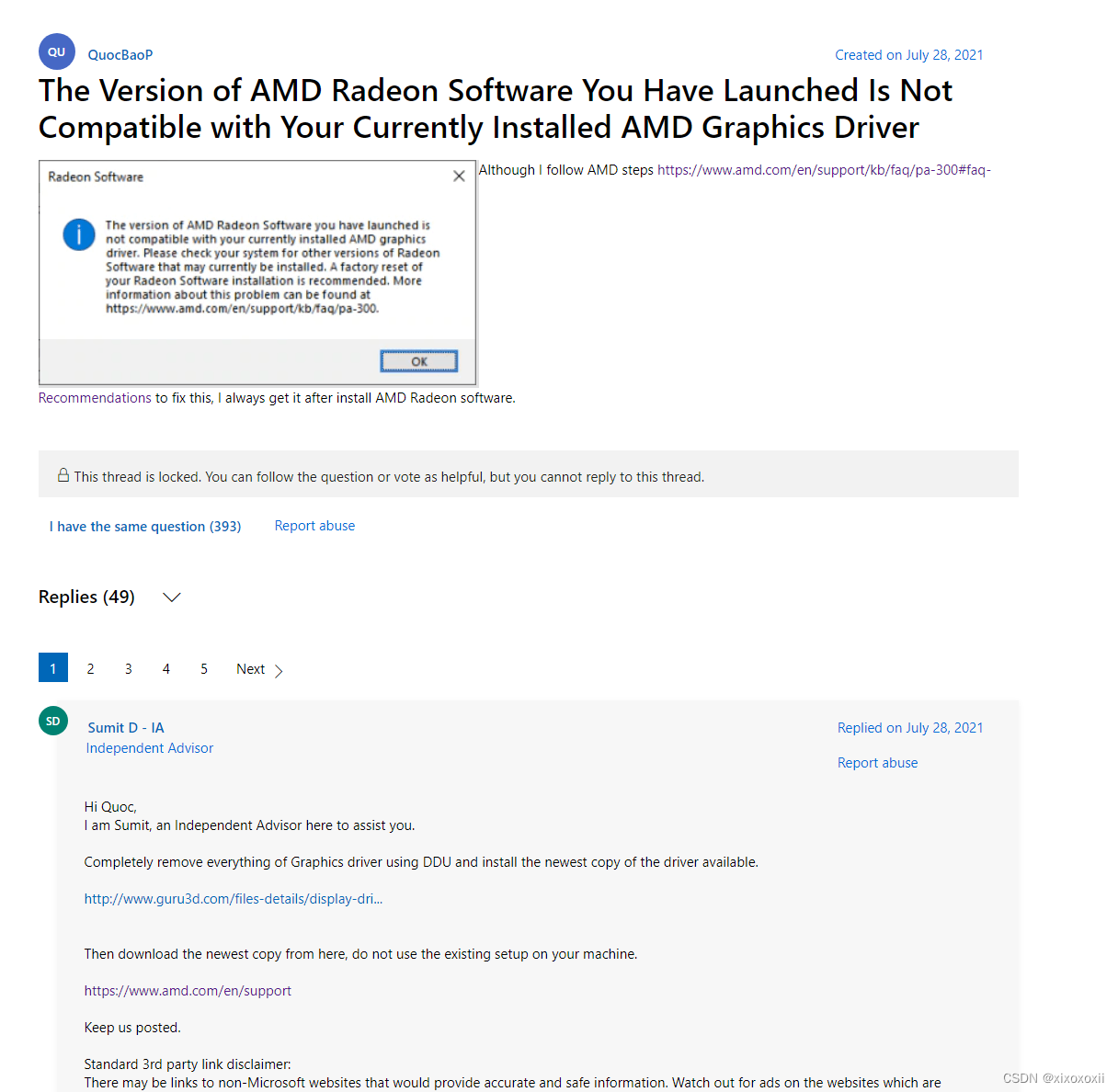 AMD驱动报错The version of AMD Software that you have...怎么解决-CSDN博客