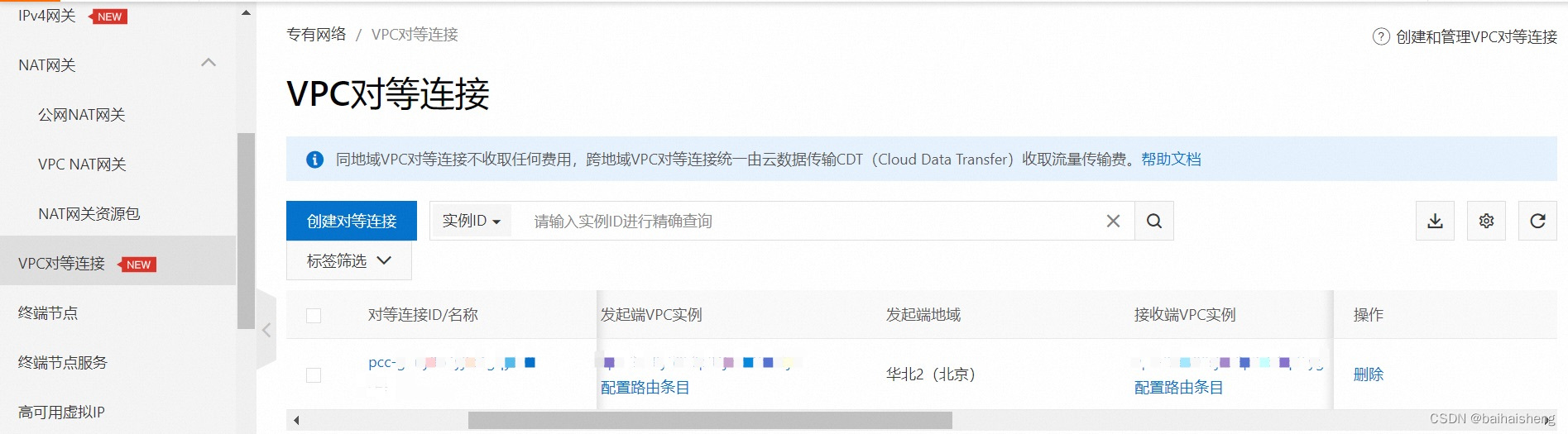 VPC对等连接-CSDN博客
