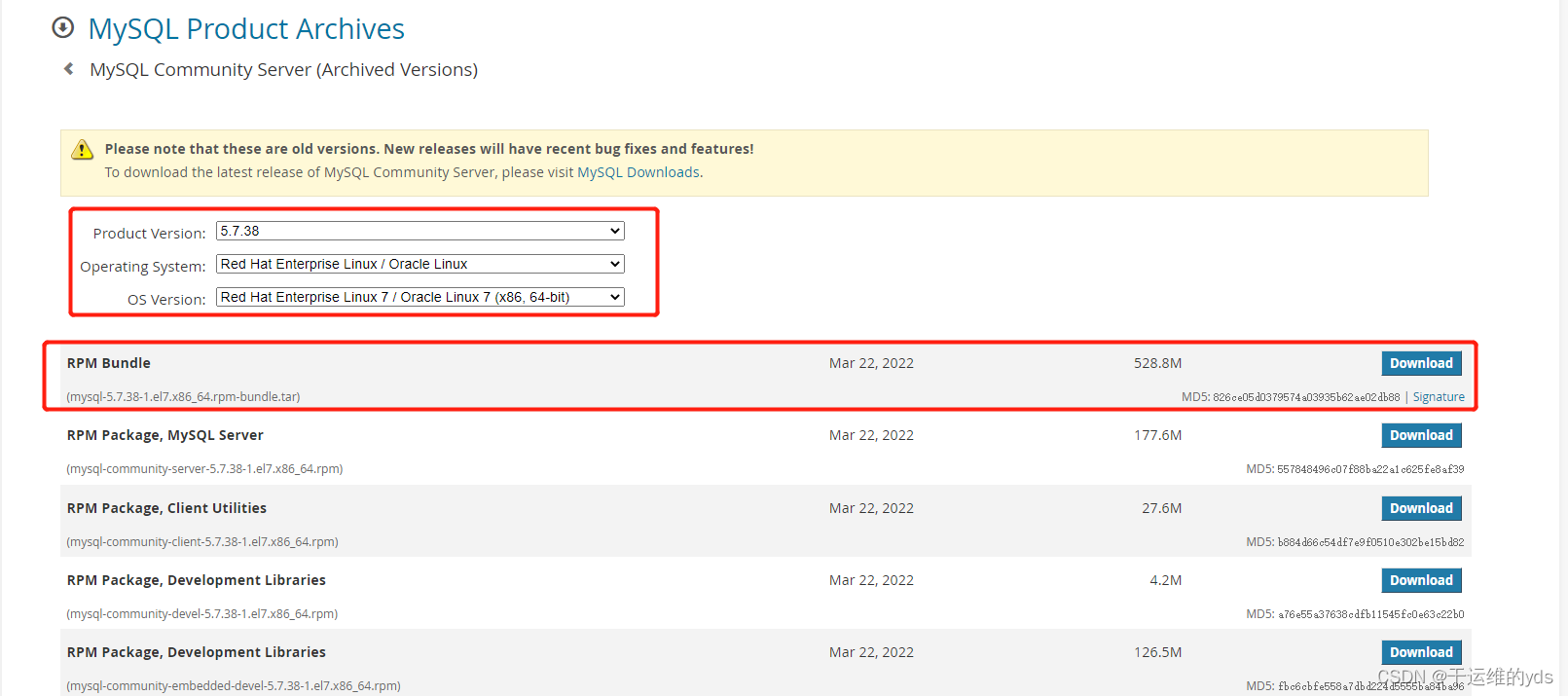 Linux系统安装Mysql5.7服务器（rpm安装）_linux mysql5.7.38-CSDN博客