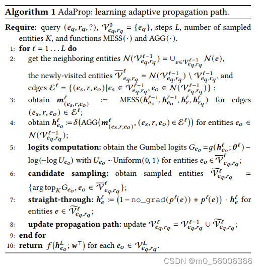 论文笔记：AdaProp: Learning Adaptive Propagation for Graph Neural Network based Knowledge Graph ...