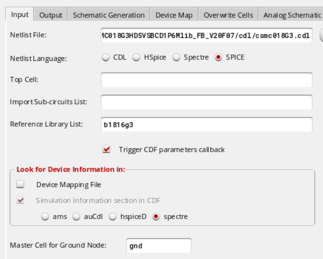 【导入】spice In 导入网表-device map的设置-CSDN博客