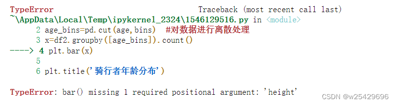 日报 9 | 数据分析应用3_bar() missing 1 required positional argument: 'hei-CSDN博客